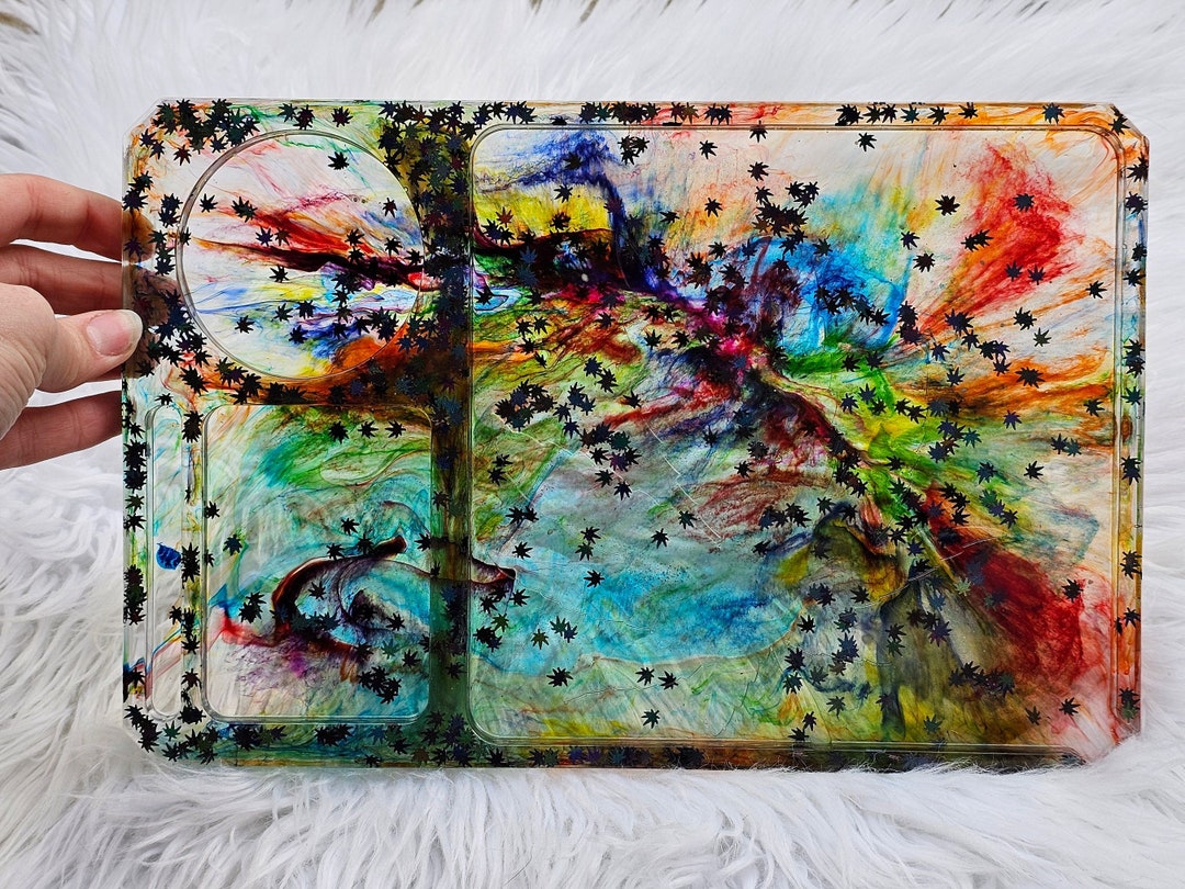 Rainbow Weed Rolling Tray, 420 Tray, Set for Men, Rolling Set for Women ...