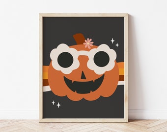 Jack O Lantern Print Halloween Printable Pumpkin Poster All - Etsy