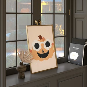 Groovy Halloween Printable, Retro Pumpkin Wall Art, Jack O Lantern ...
