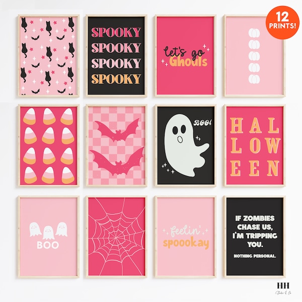 Pink Halloween Decor - Etsy