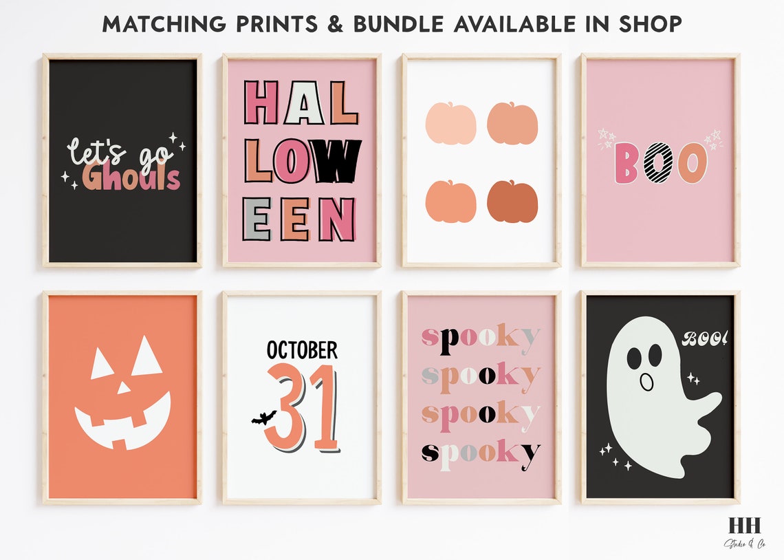 Cute Bat Art Black Bat Printable Retro Halloween Decor - Etsy