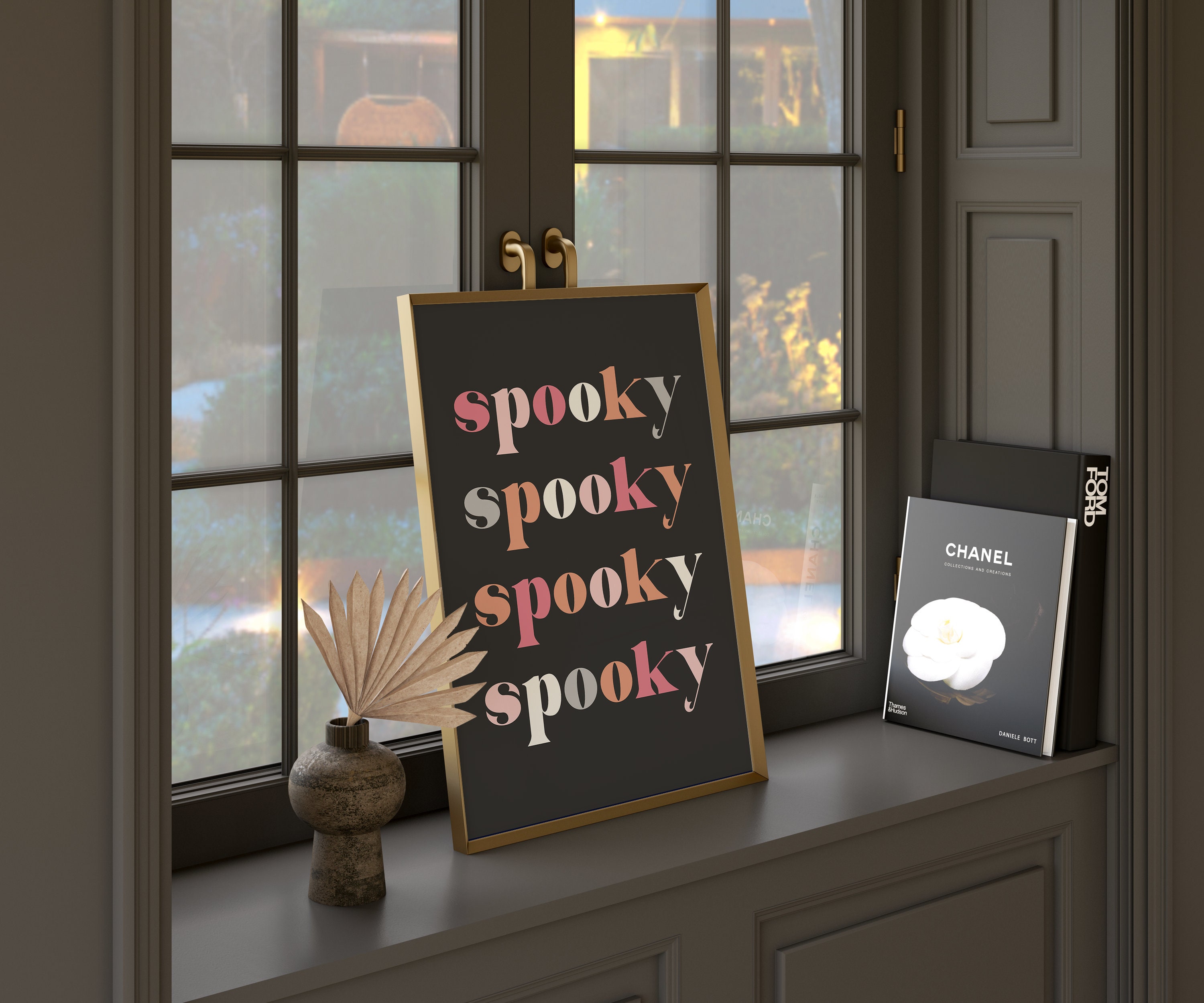 Pastel Spooky Halloween Printable Art, Spooky Season, Spooky Decor ...