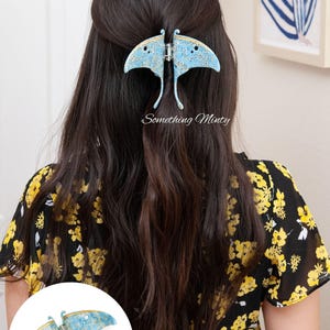 Custom Luna Moth Hair Claw Clip: Acetate Hair Accessory - Etsy