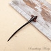 Handmade Wood Hair Stick With Windmill, Rustic Hair Accessory, Hand ...