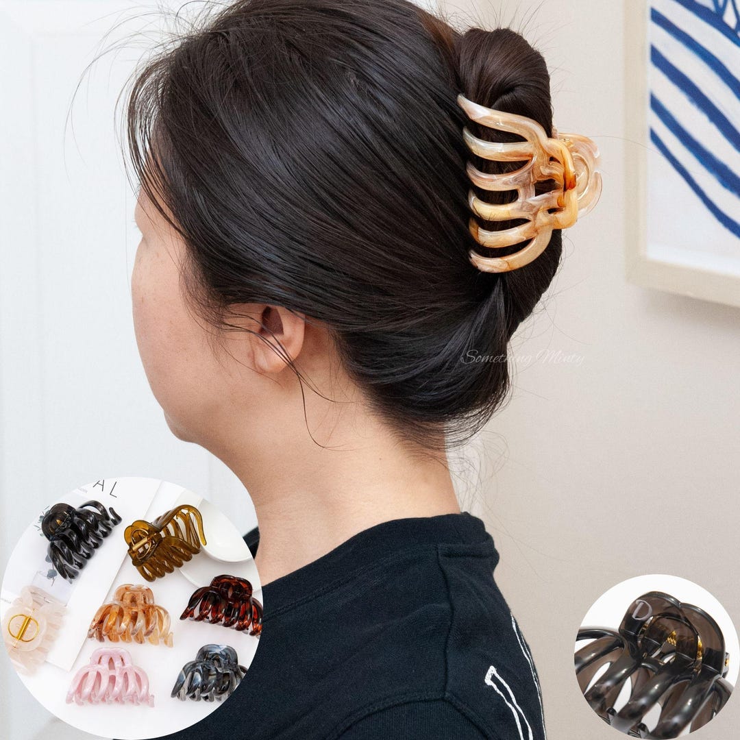 Personalized Hair Claw Clip, Strong Hold, Thick Hair - Etsy