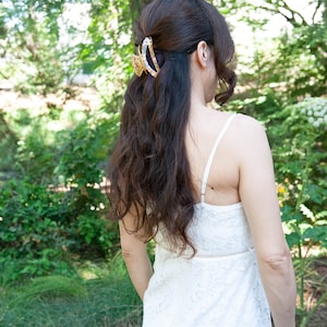 Custom Acetate Hair Claw: Personalized Initial Hair Clip - Etsy