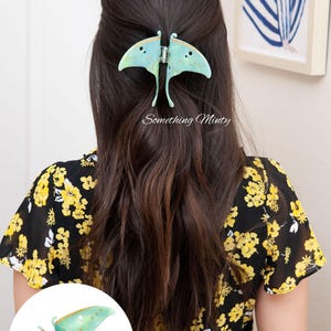 Custom Luna Moth Hair Claw Clip: Acetate Hair Accessory - Etsy