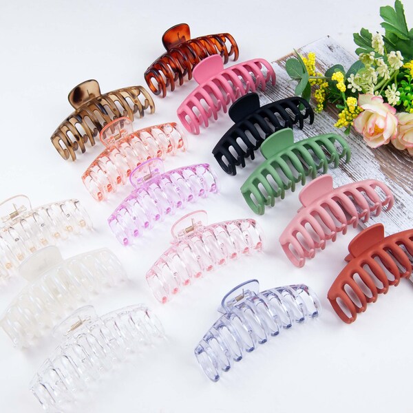 Round Hair Clip - Etsy