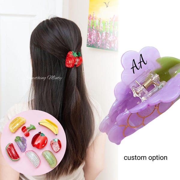 Fruit Hair Clips - Etsy