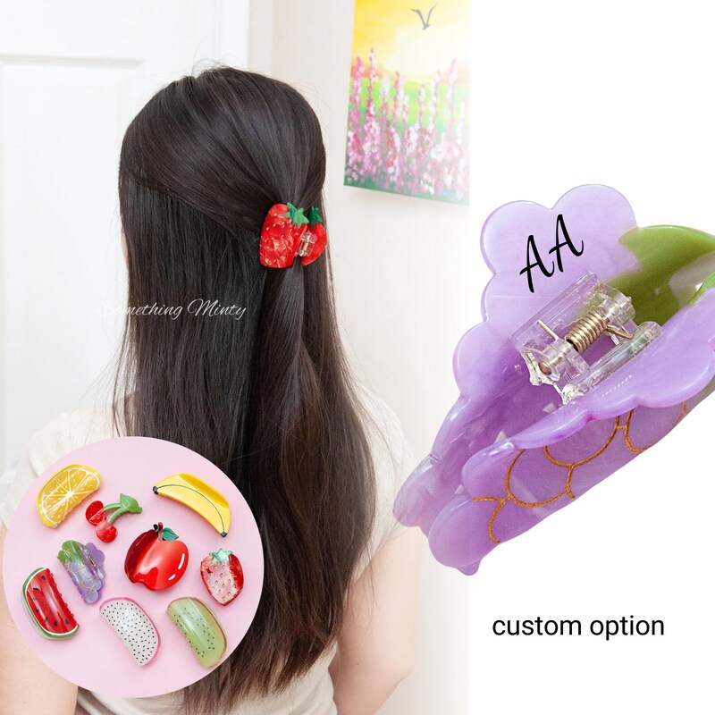 Fruit Hair Clips - Etsy