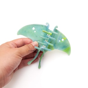 Custom Luna Moth Hair Claw Clip: Acetate Hair Accessory - Etsy