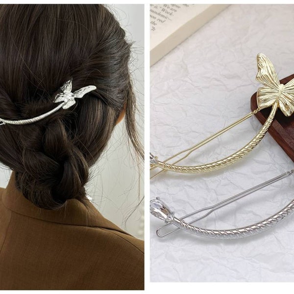 Butterfly Barrette - Etsy