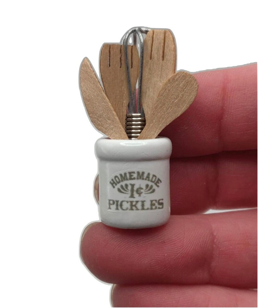 Miniature Friends TV Show Homemade Pickle Jar/kitchen Utensil Crock - 1 ...