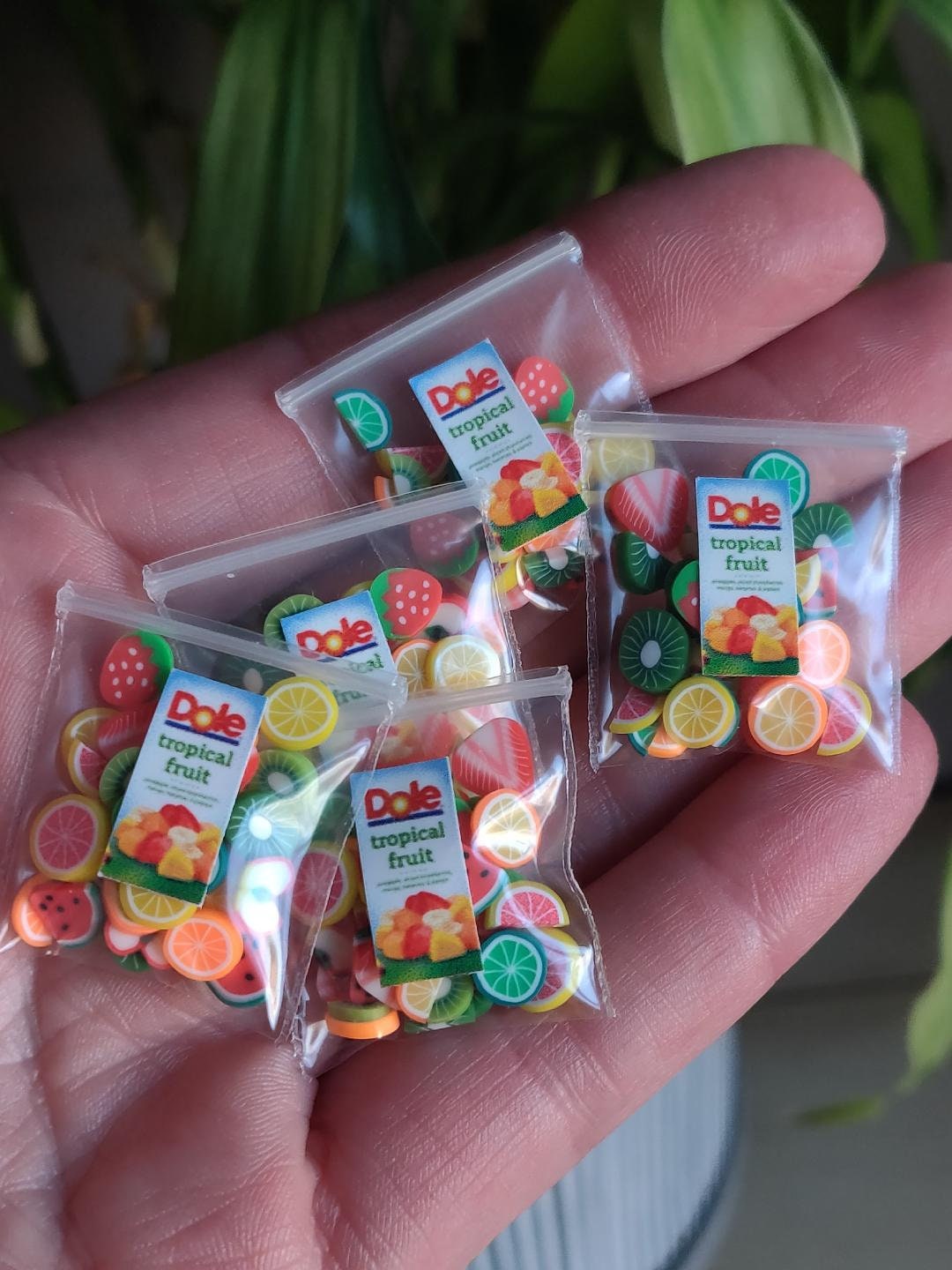 Dollhouse Miniature Tropical Fruit Bag/ Fruit Salad 1:12 Scale - Etsy