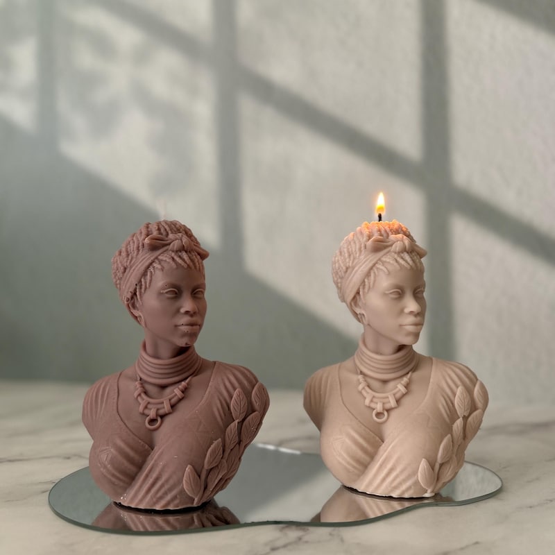 Bust Candle - Etsy