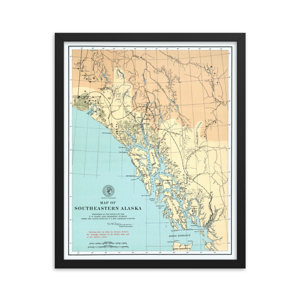 Old Map Of Sitka Alaska Sitka National Historical Park Alaska | Park