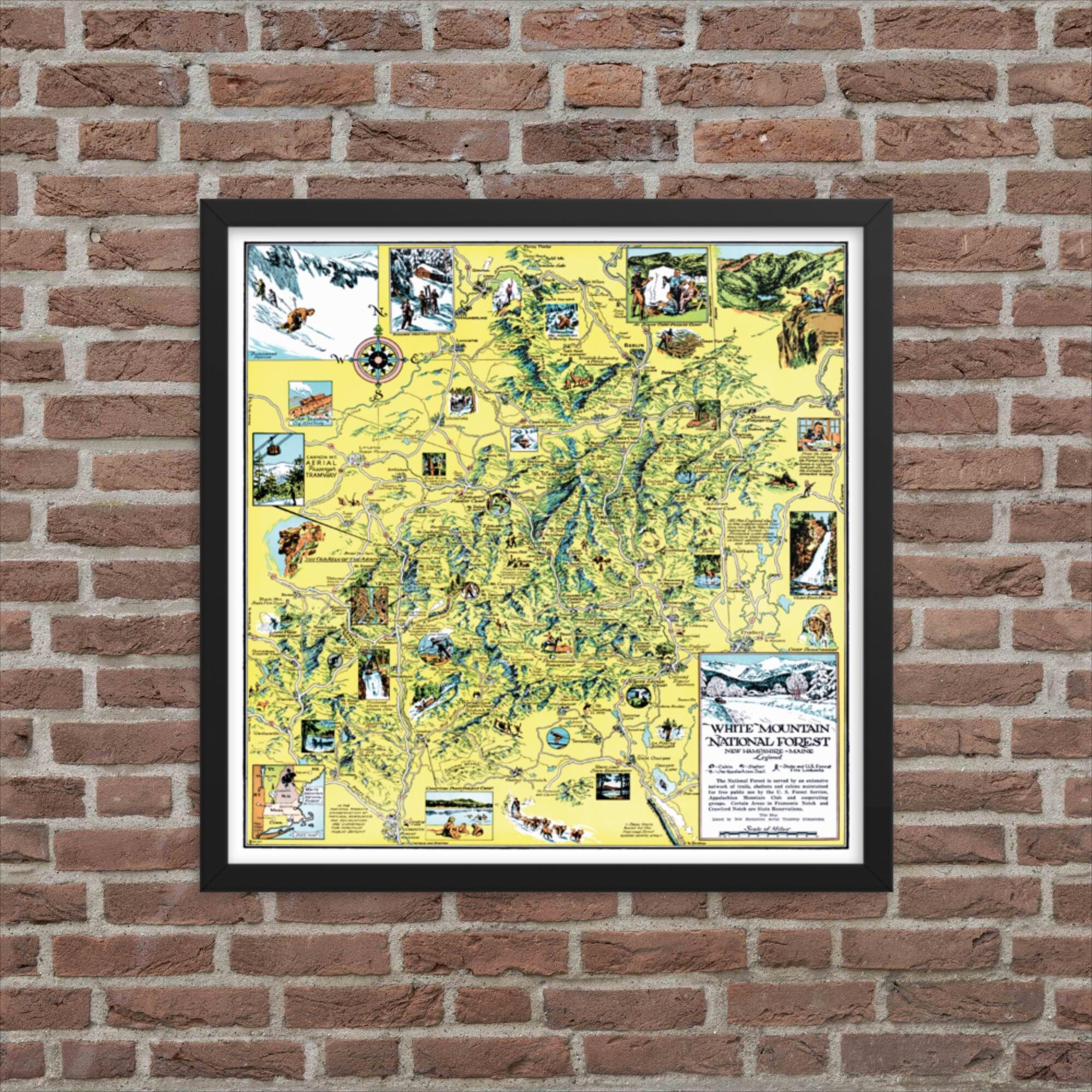Maps New Hampshire Forrest