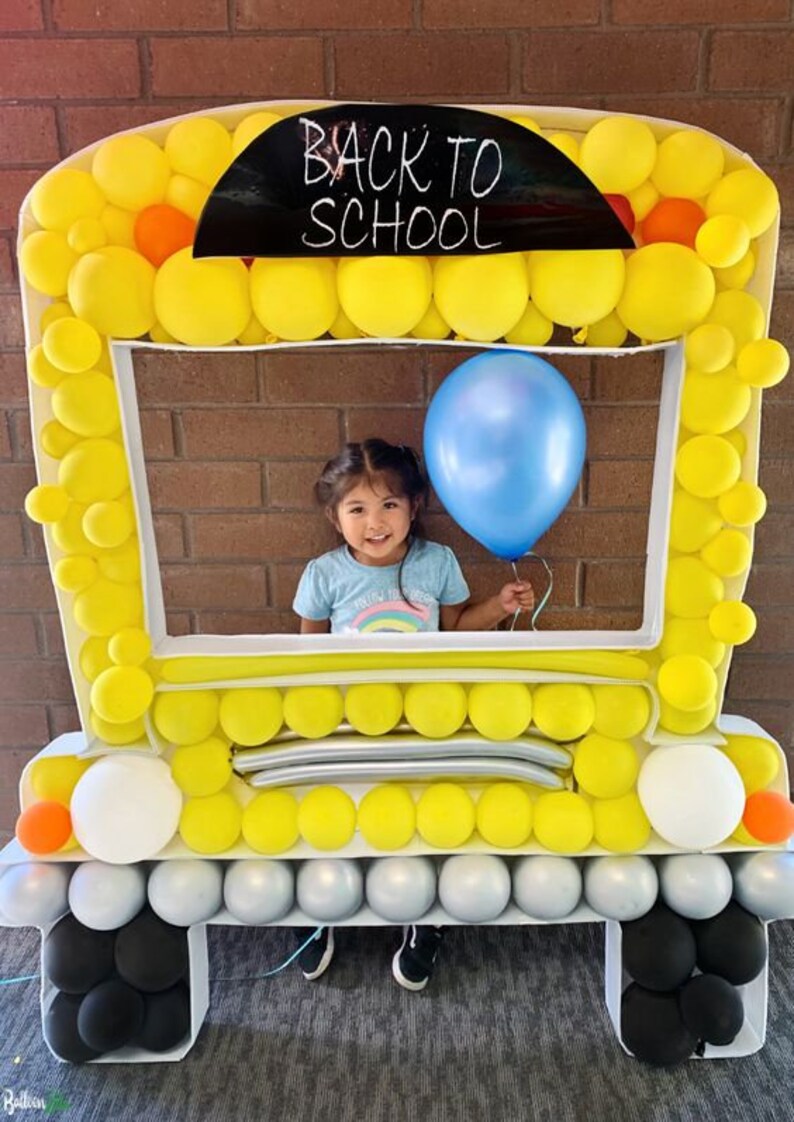 School Bus | Front View | Back to School | Balloons | PDF Files ...
