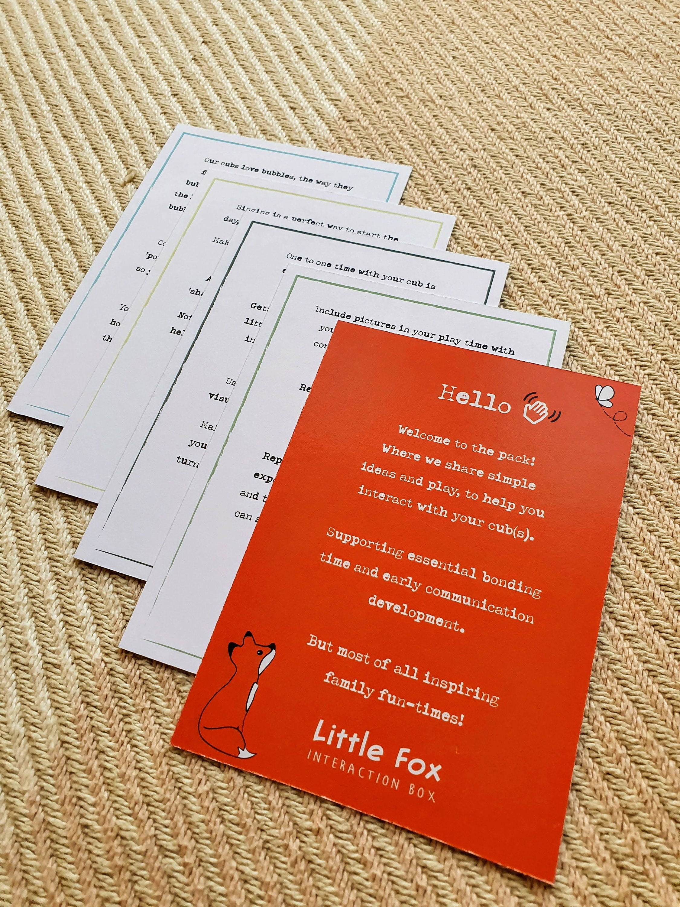 Baby Gift Set for Early Communication and Development - Little Fox ...