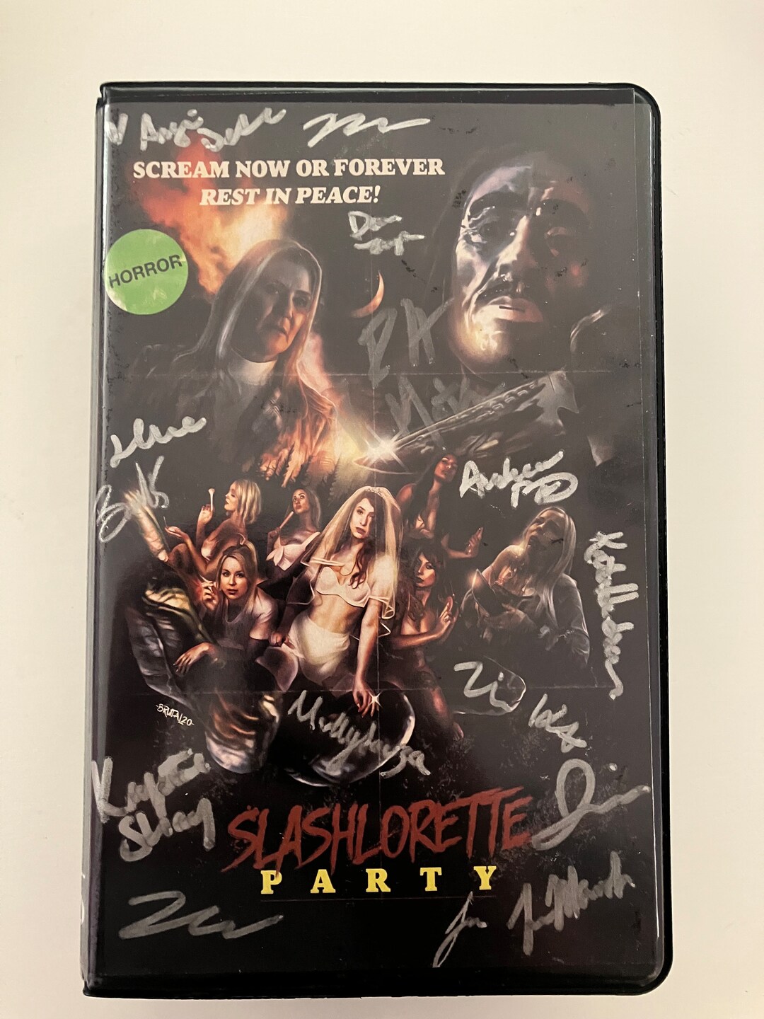 Slashlorette Party VHS Tape Signed by Cast - Etsy