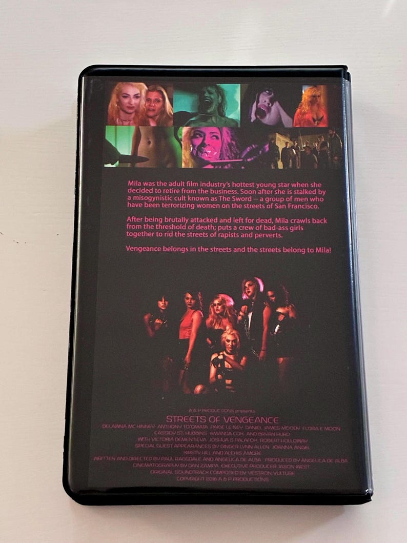 Streets of Vengeance VHS Tape! - Etsy