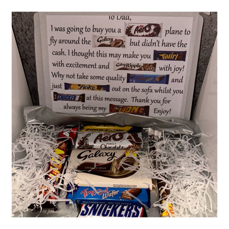 Chocolate Message Box - Etsy