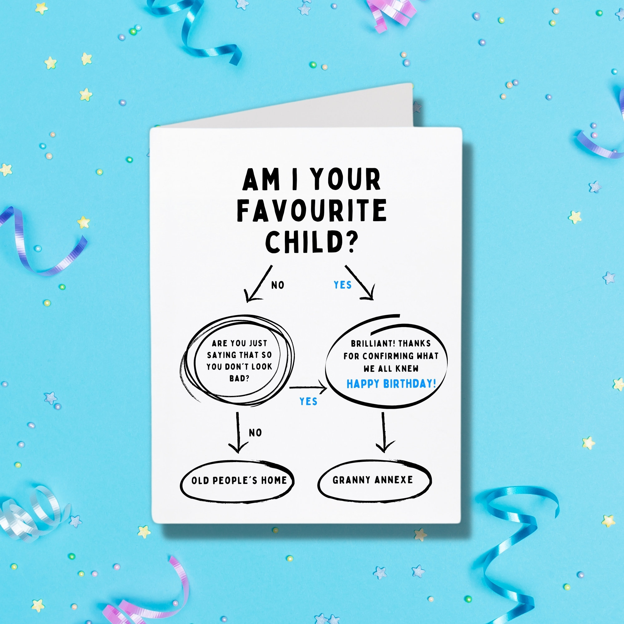 Funny Dad Birthday Card Dad Birthday Card From Favourite | Etsy UK