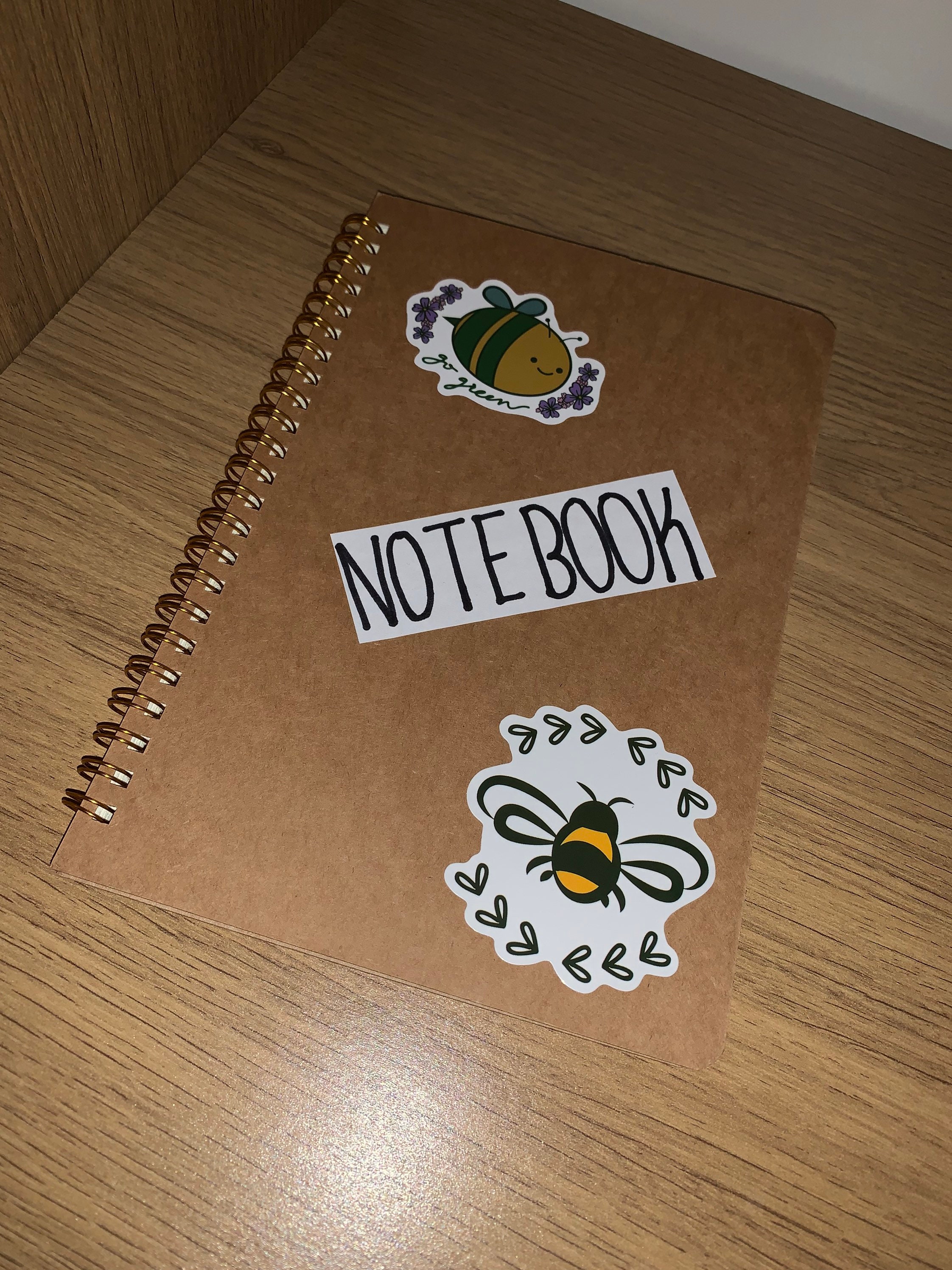 A5 Homemade Decorated Notebook | Etsy