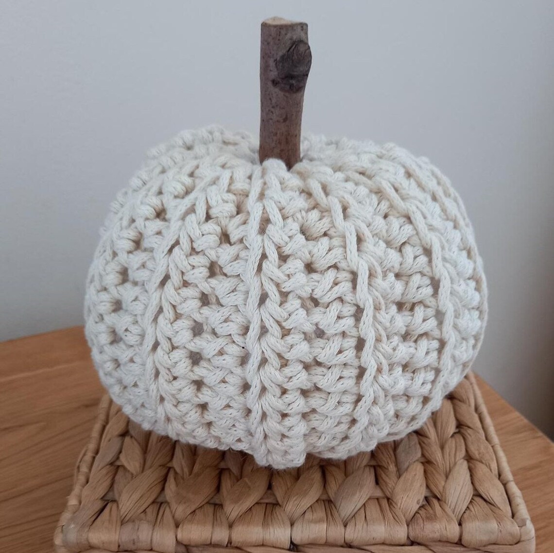 Chunky Pumpkin Digital PDF Crochet Pattern Using Cotton - Etsy