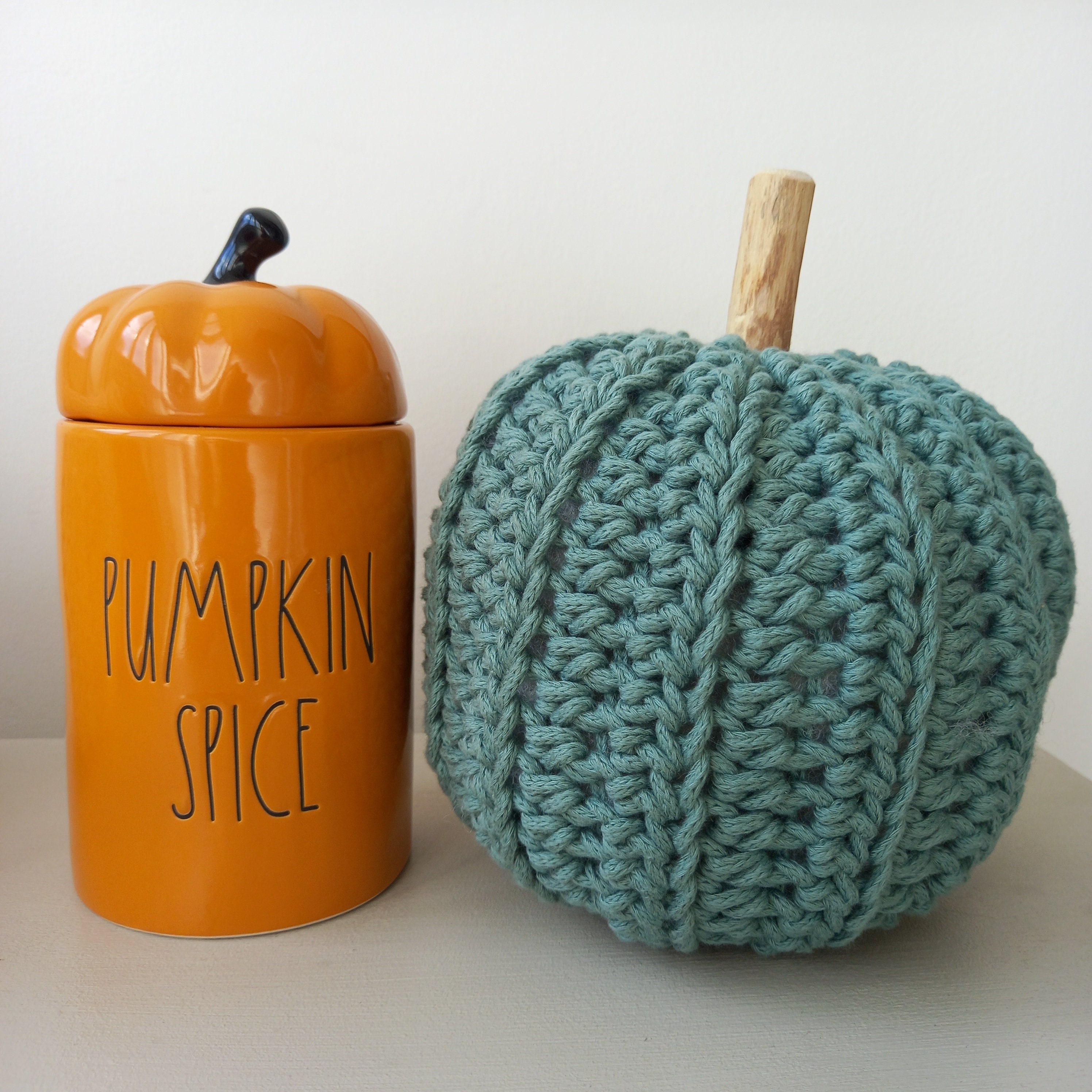 Chunky Pumpkin - Digital PDF Crochet Pattern - Using Cotton Yarn or ...