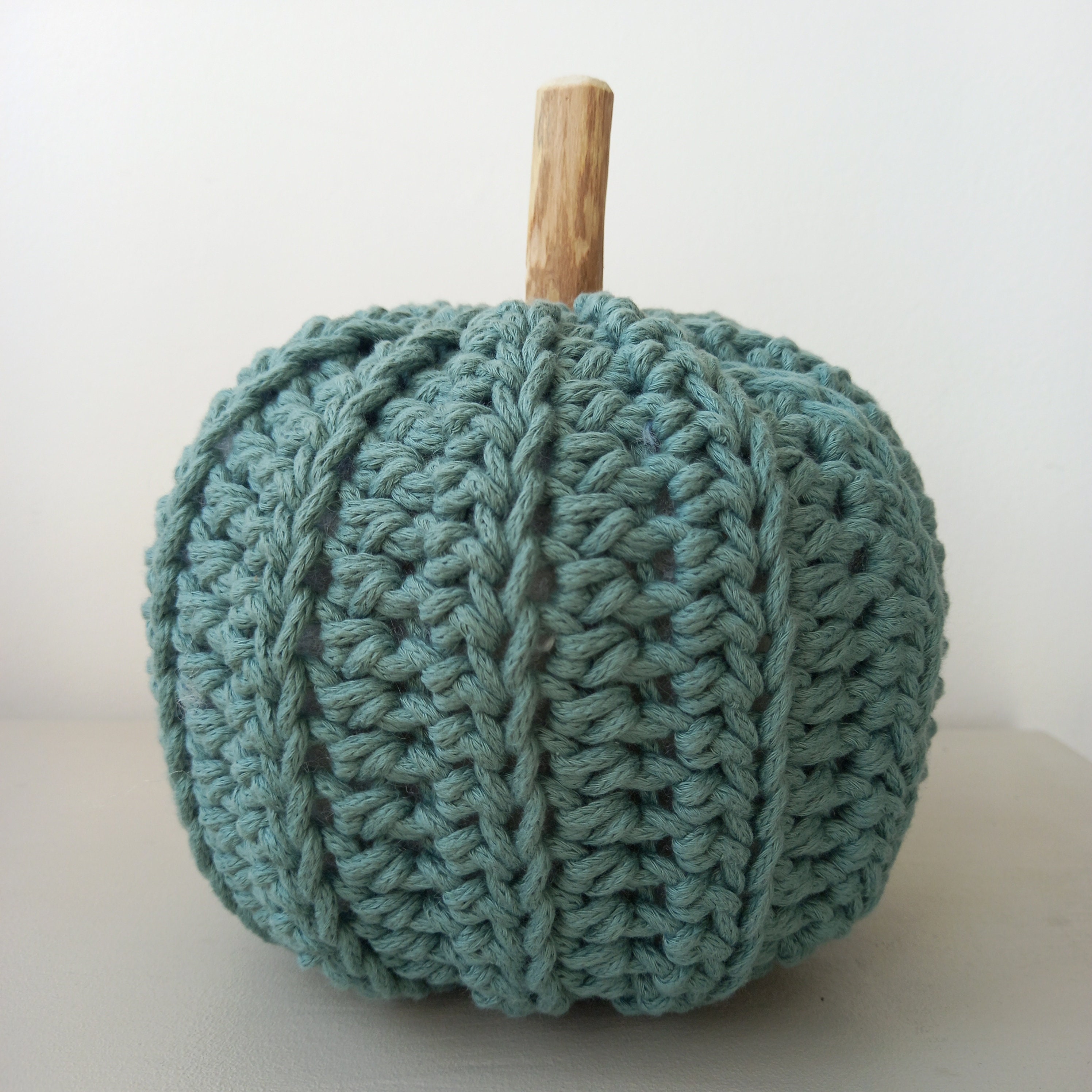 Chunky Pumpkin - Digital PDF Crochet Pattern - Using Cotton Yarn or ...
