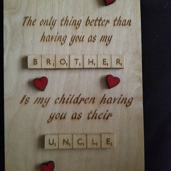 Uncle Sign - Etsy UK