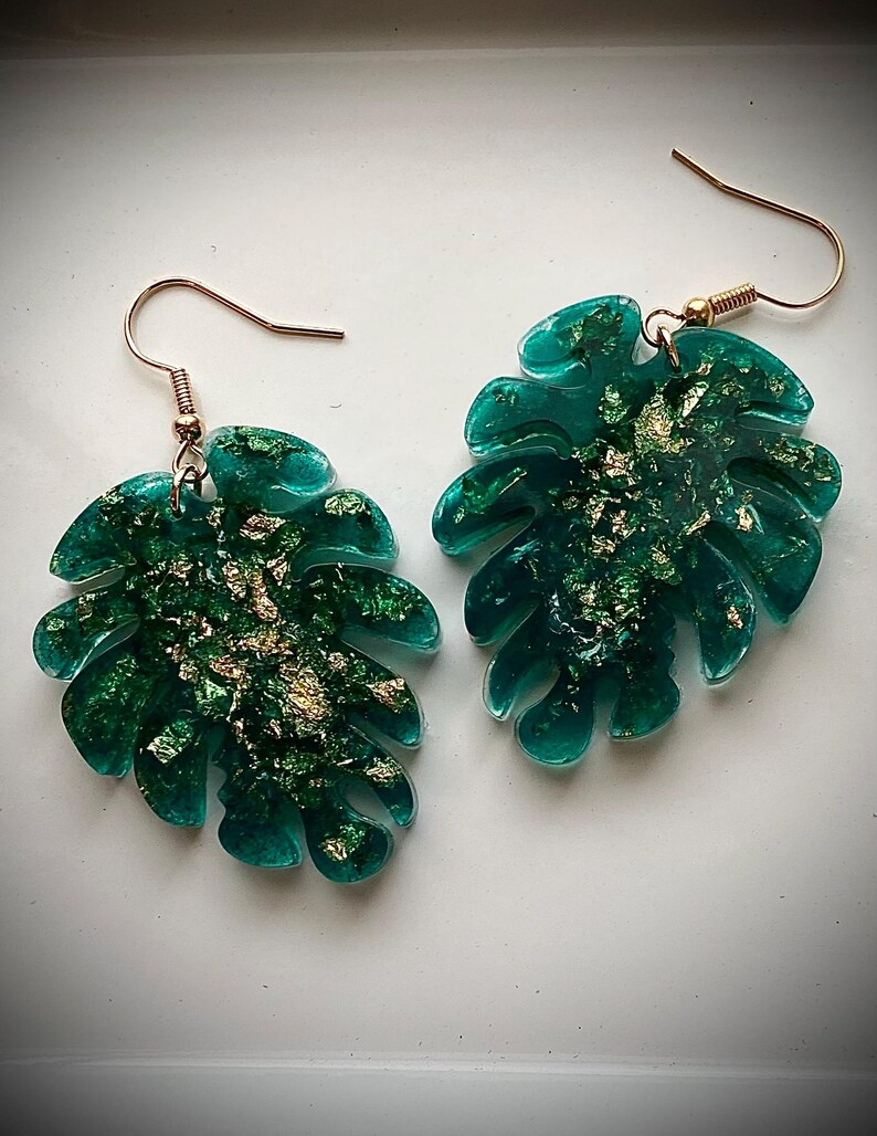 Handmade Resin Earrings - Etsy