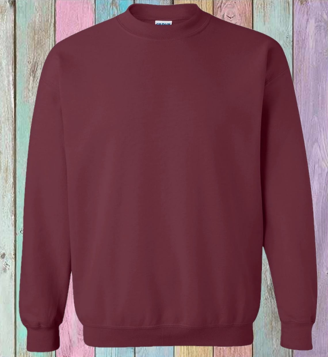 Gildan 18000 Crew Neck Sweatshirts Unisex Adult Color Chart/ Colour ...