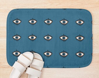 Evil Eye Bath Mat - Etsy