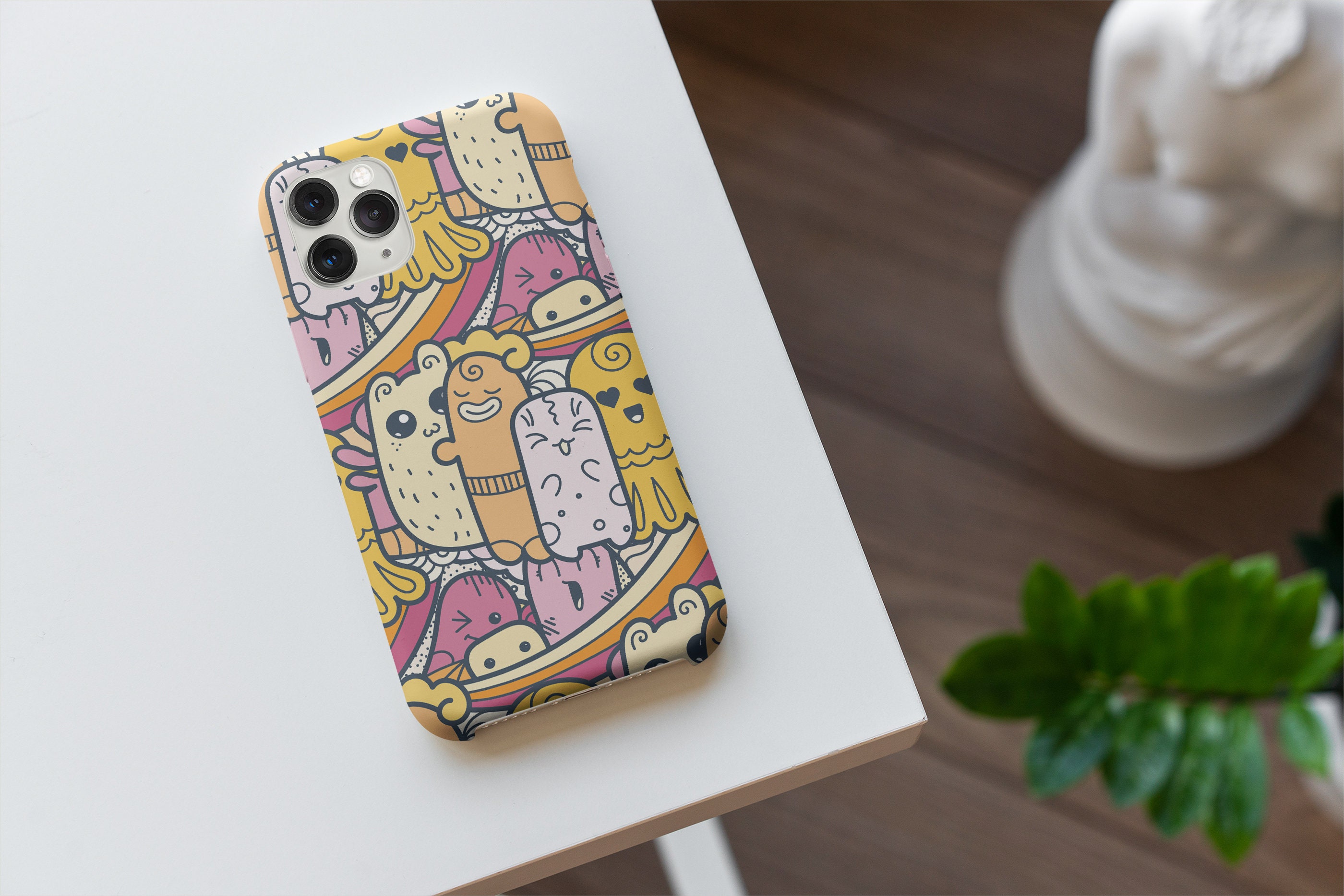 Cute Monsters Doodle iPhone Case - iPhone 13 Pro Max, iPhone 13 Mini ...