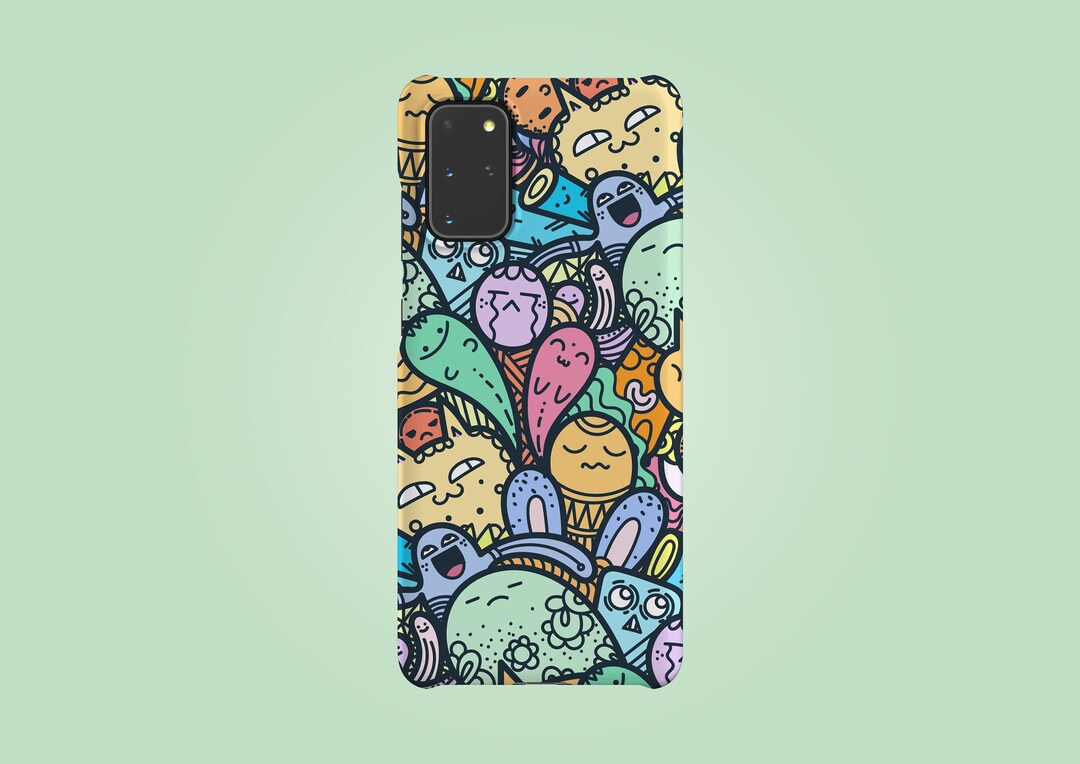 Funky Monsters Doodle Galaxy Case - Samsung Galaxy S21 S20 Plus Ultra ...
