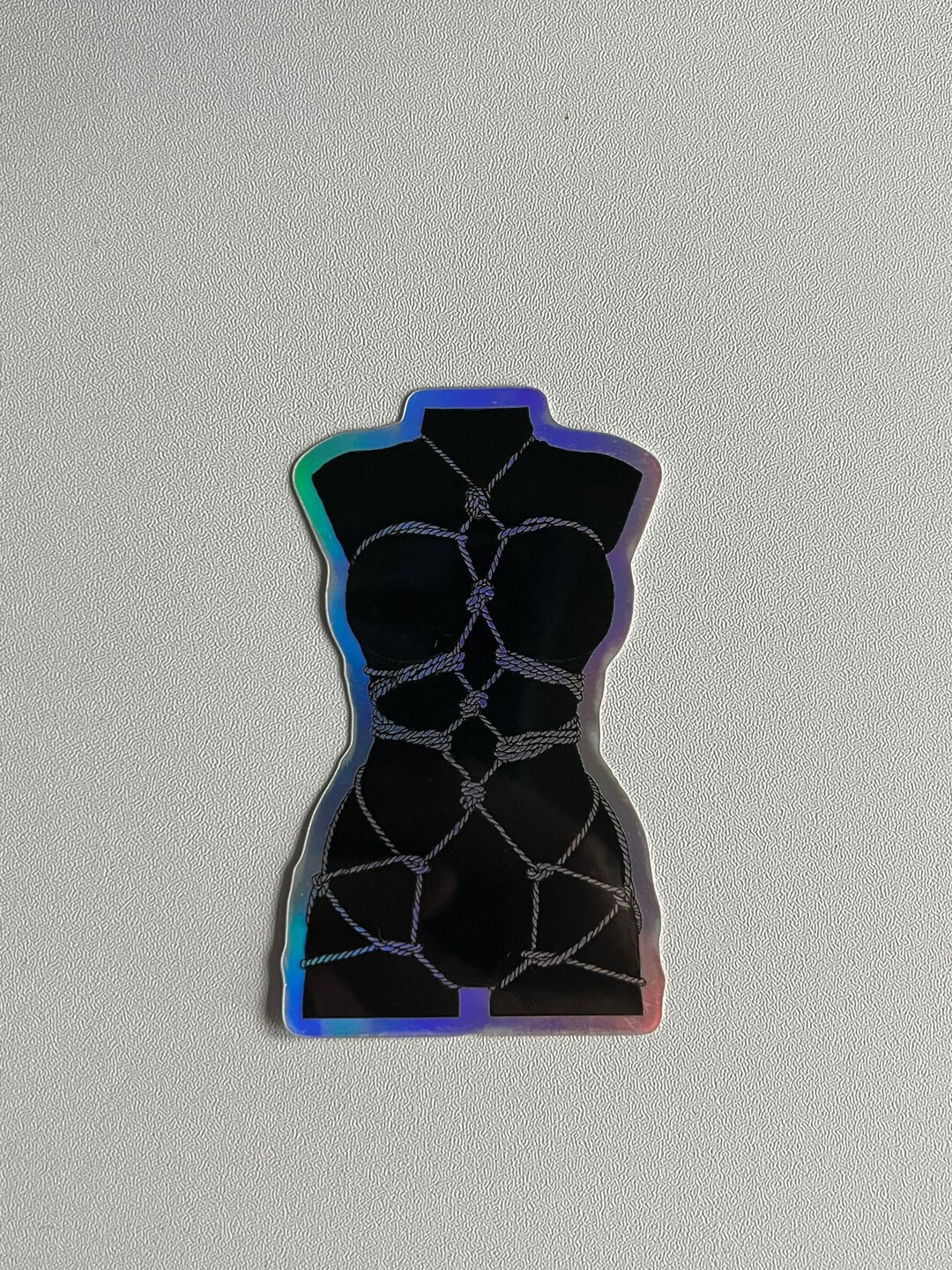 Shibari Torso Sticker holographic BDSM Sticker Kinky Sticker Kinky ...