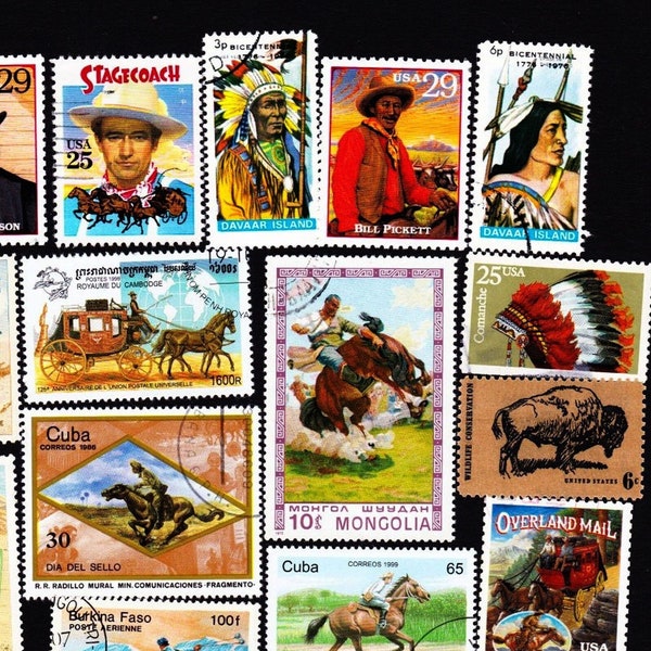 Wild West Stamps - Etsy