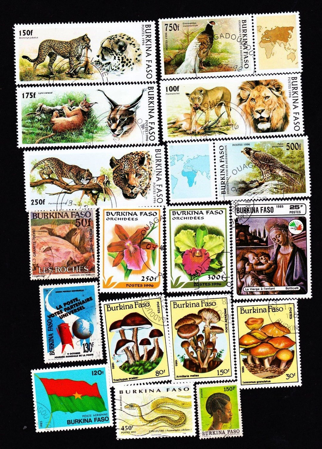 17 BURKINA FASO AFRICA Vintage Used Postage Stamps African - Etsy