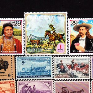 21 COWBOYS INDIANS and the Wild WEST Buffalo Pony Express Vintage Mint ...