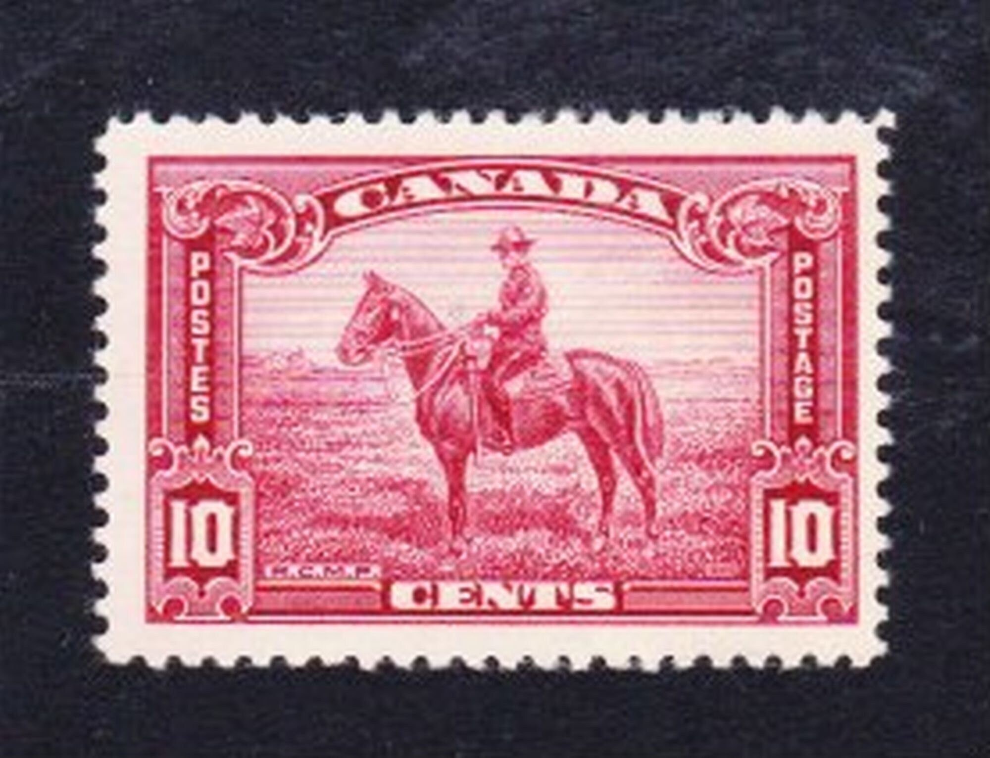 Scarce CANADA 1935 Vintage Stamp Picturing Royal Canadian MOUNTED ...