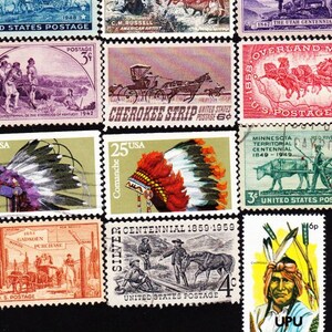 21 COWBOYS INDIANS and the Wild WEST Buffalo Pony Express Vintage Mint ...
