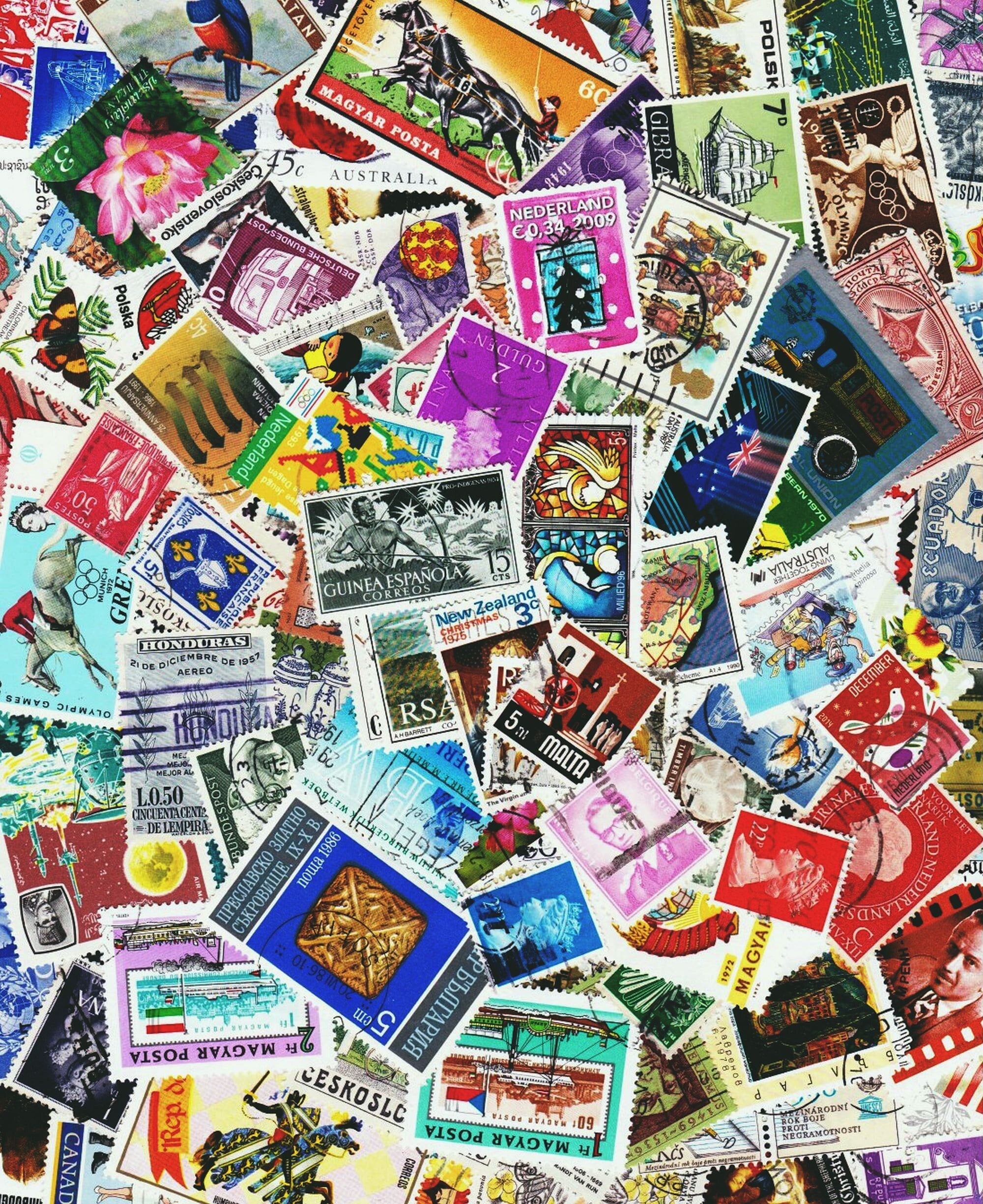 50 WORLD STAMPS All Different Vintage Used Cancelled Postage Collectors ...