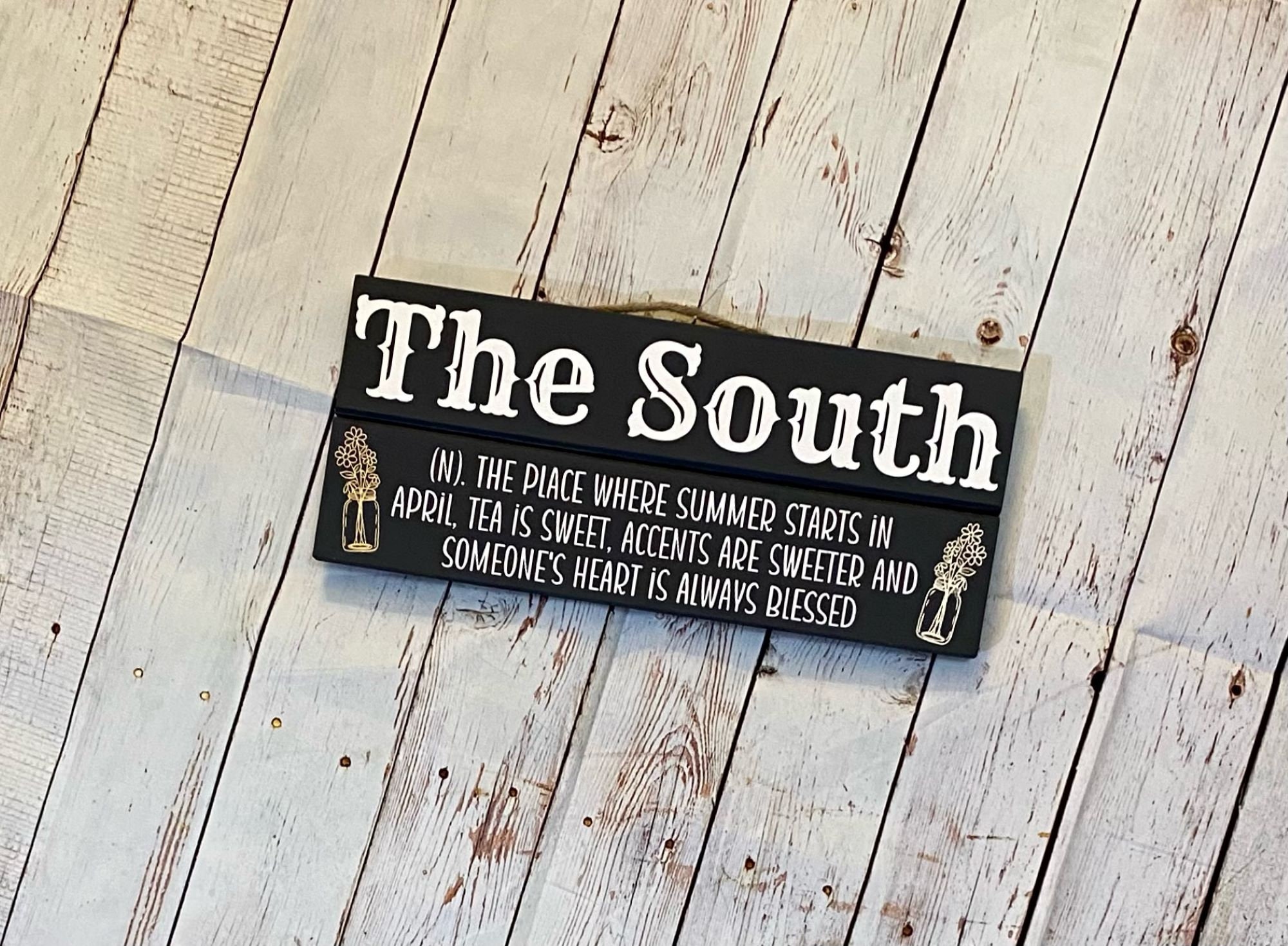 The South Definition Custom Wood Sign - Etsy