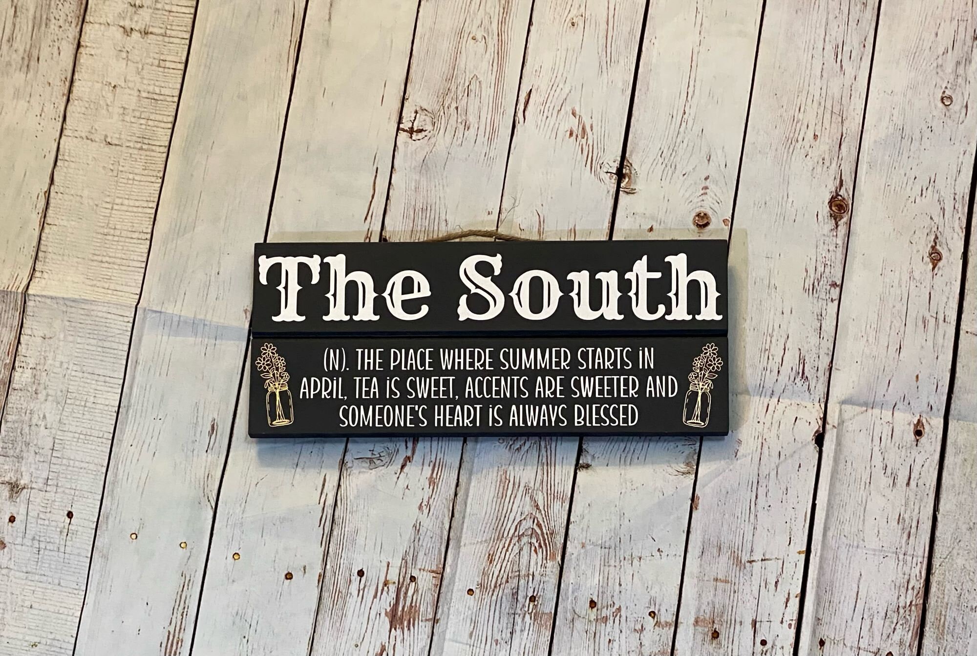 The South Definition Custom Wood Sign - Etsy