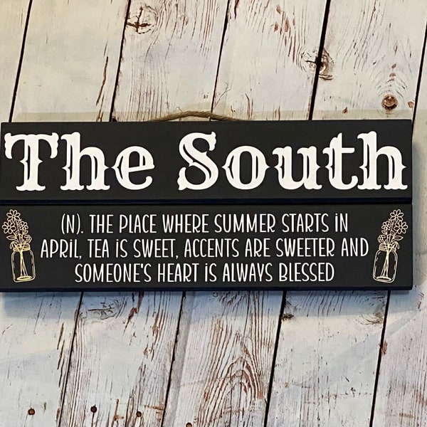 The South Sign - Etsy