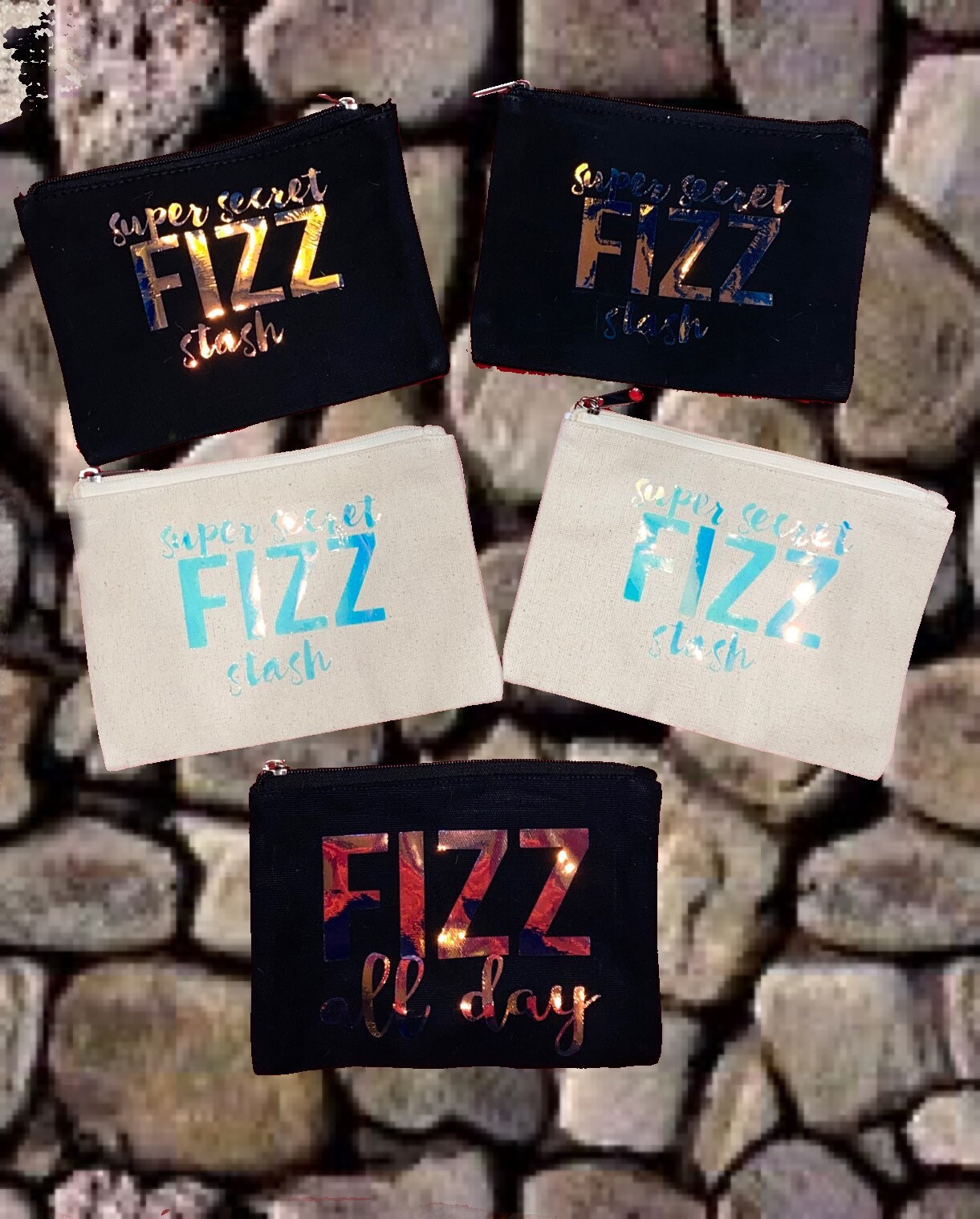 Fizz Sticks Pouch: Arbonne Sample Bag, Secret Stash Carrier - Etsy