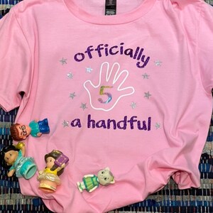 Handful | 5th Birthday | Turning Five - Etsy