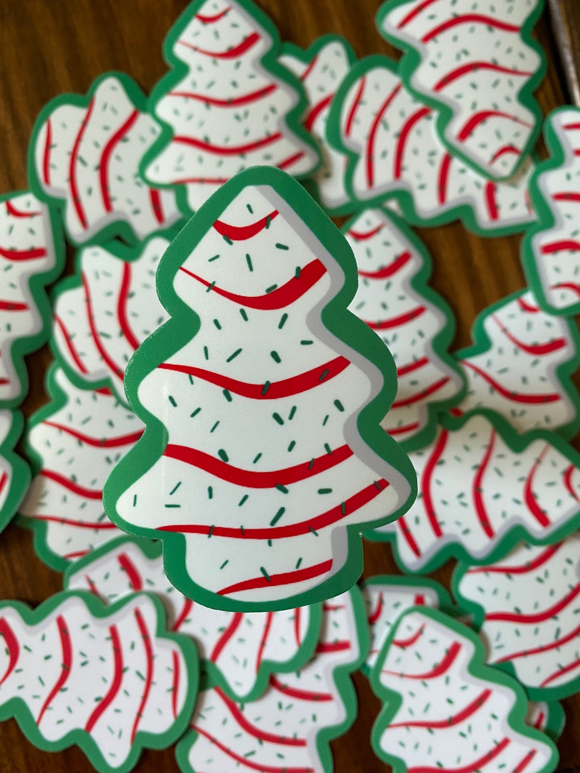 Little Debbie Christmas Tree Cake Water Resistant Vinyl | Etsy